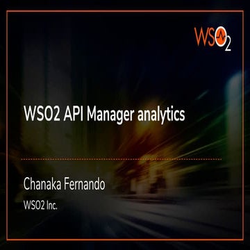 Wso2 Api Manager Analytics And Reporting Pdf Cloud Computing Internet