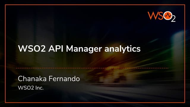 Wso2 Api Manager Analytics And Reporting Pdf Cloud Computing Internet