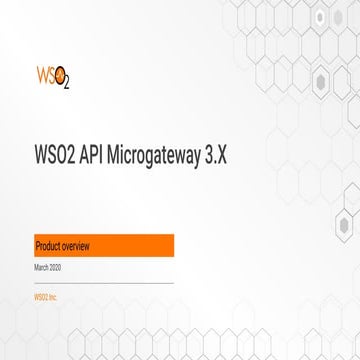 Wso2 Api Microgateway Introduction Ppt