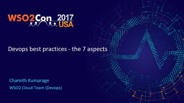 Devops Best Practices The 7 Aspects Ppt