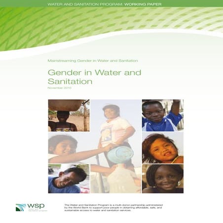 WATER AND SANITATION PROGRAM | PDF