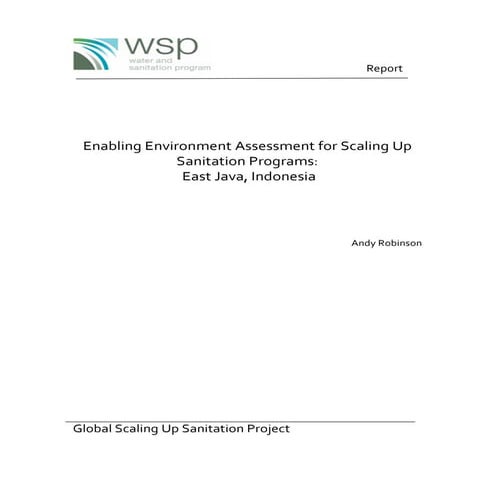 Wsp%2c+2008%2c++enabling+environment+assessment+for+scaling up ...