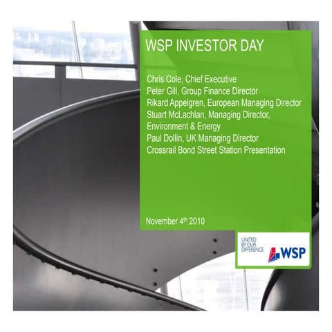 WSP Investor Day | PPTX
