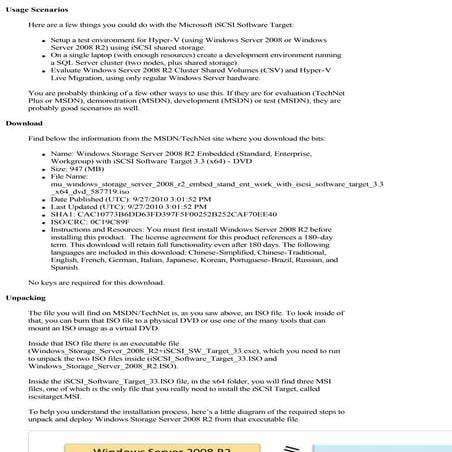 Windows Storage Server 2008 R2 | PDF