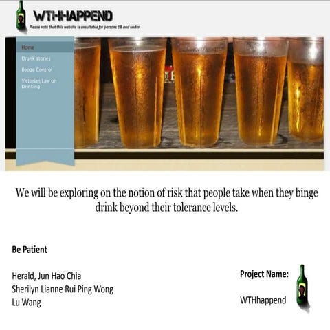Underage drinking | PPTX
