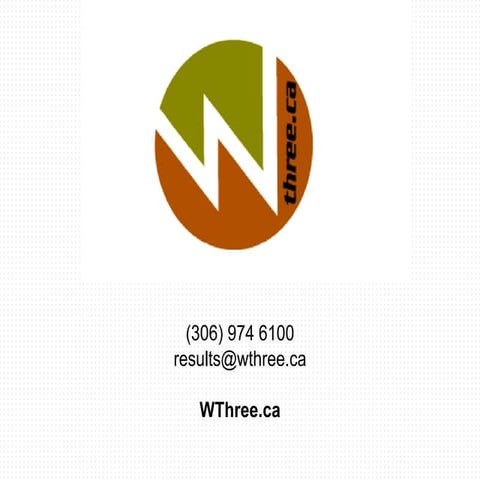 Wthree Group of Companies Ltd. Marketing for Accountants PowerPoint | PPT