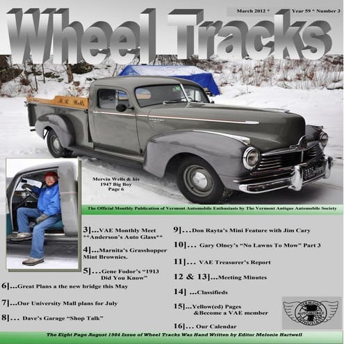 Wheel Tracks March 2014 | PDF