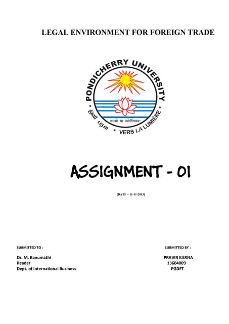 TRIPs agreement - WTO | PPTX | Business | Business and Finance