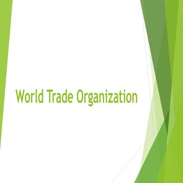 Wto | PPT