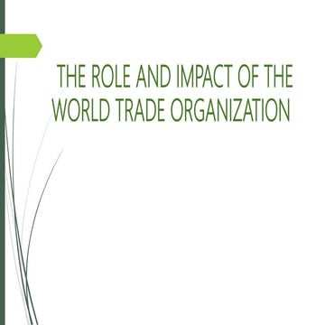 World Trade Organization | PPT