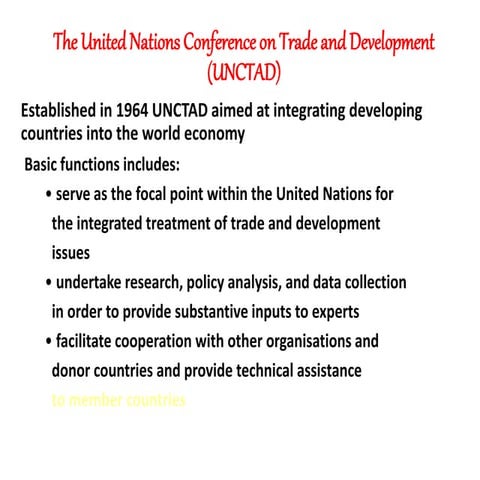 Wto imf and economic integration | PPTX