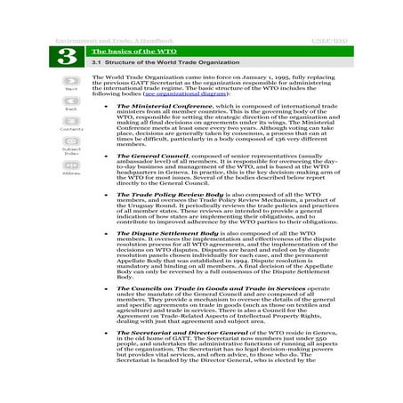 WTO structure by Arun Verma | PDF