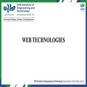 WT INTERNET OVERVIEW | PPT