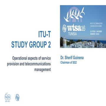 ITU-T Study Group 2 Introduction | PPT