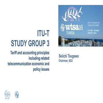ITU-T Study Group 3 Introduction | PDF