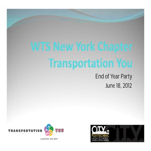 WTS-GNY Transportation YOU | PPT