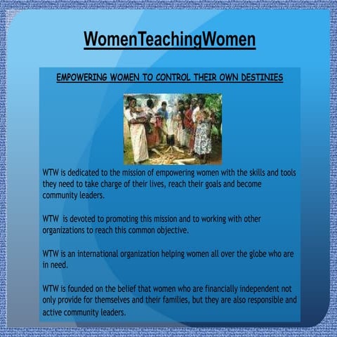 WomenTeachingWomen | PPTX
