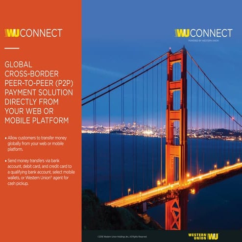 Western Union's API overview | PDF