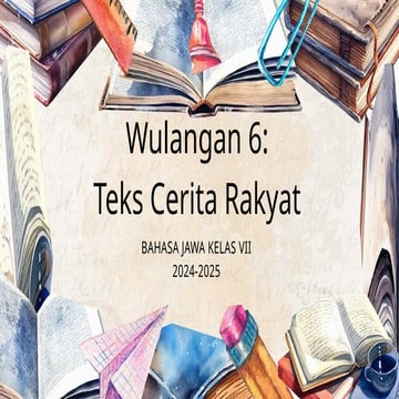 Wulangan 6 - Teks Cerita Rakyat Kelas VII 2024-2025.pptx