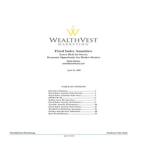 WealthVest White Paper | PDF | Stocks and Bonds | Personal Investing