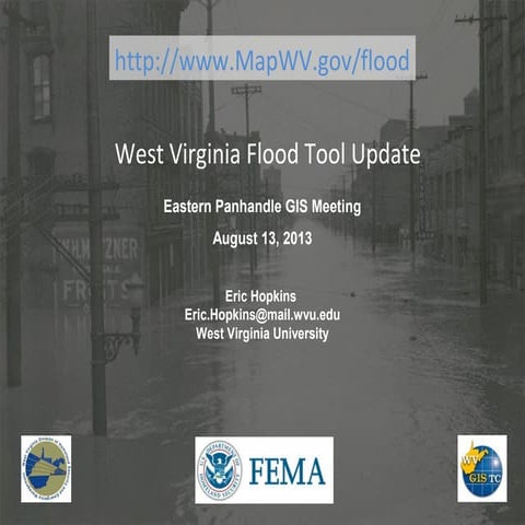 WV Flood Tool (www.mapWV.gov/flood) | PPT