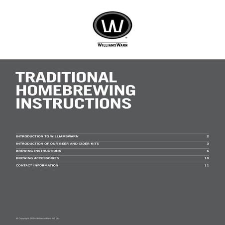 Ww traditional-homebrewing-instructions | PDF | Free Download