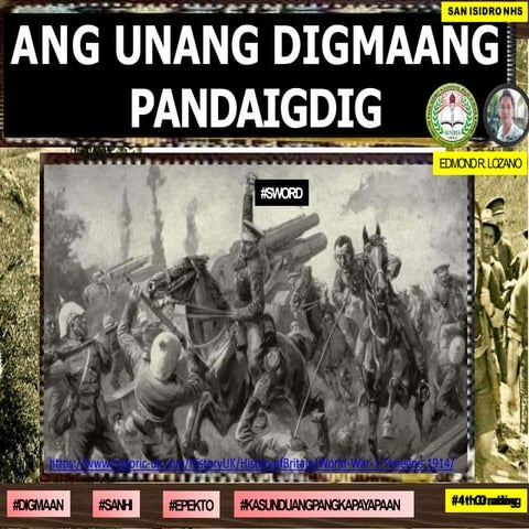 LESSON 2- World War 1.. Unang Digmaang Pandaigdig.. | PPTX