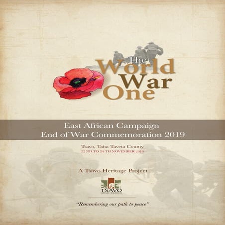 Ww1 e. africa's campaign end of war commemorations | PDF | Death ...