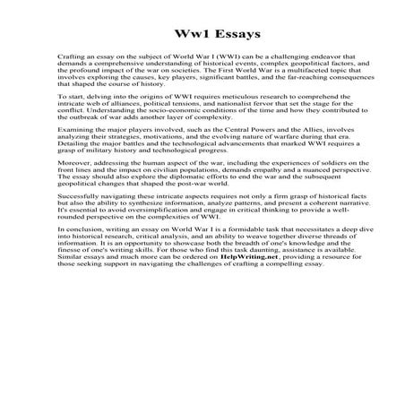 Ww1 Essays.pdf