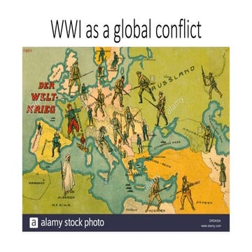 ww1 global conflict, a simple presentation on the state of affairs | PPTX