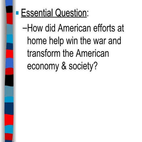 Post WWI American Society & Economy | PPT