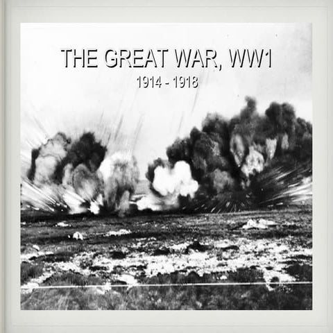 WW1 the great war. It happened 100 years ago, here, in the backyard | PPT