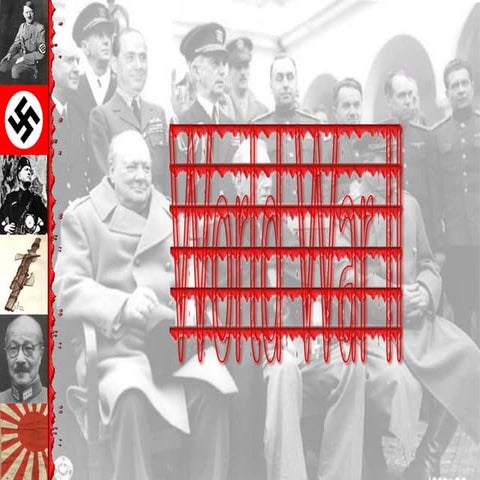 WW2.pdf for igcse students in 10 grade 1919/1945 | PDF