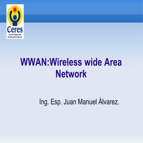 Wwan redes | PPTX