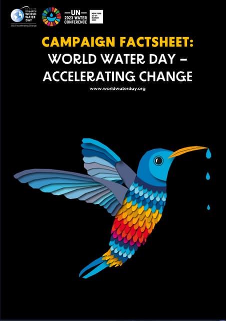 Goal 6: clean water and sanitation | PPTX
