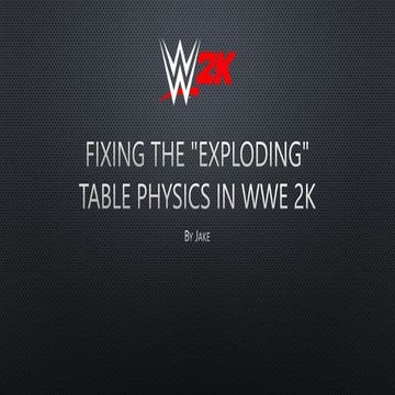 Fixing Weapons In WWE 2K To Enhance Experience | PPTX