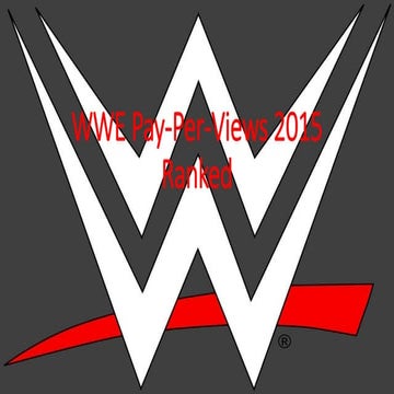 WWE Pay-Per-Views 2015 Ranked | PPTX