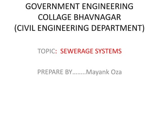 Drainage system | PPT
