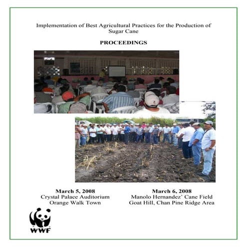 Implementation of Best Agricultural Practices For SugarCane | PDF
