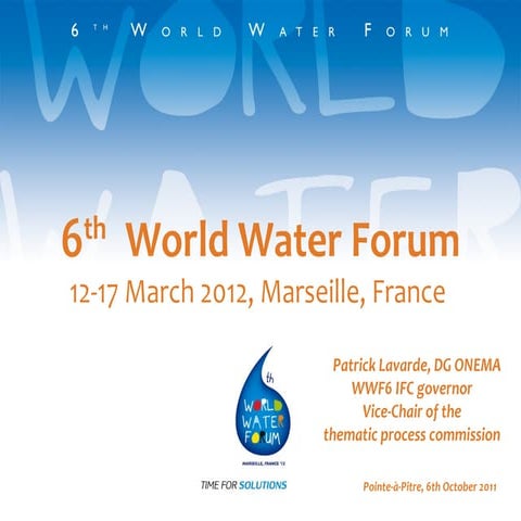 World Water Forum 2012 | PPT