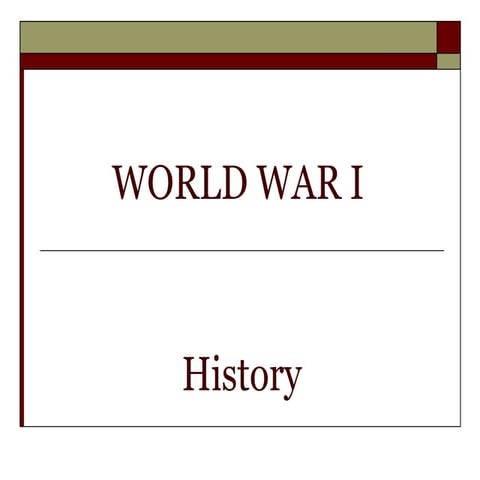 WWI | PPT