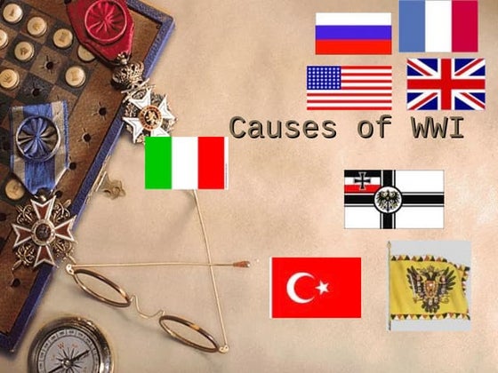 Central Powers Flags WWI Causes | PPT
