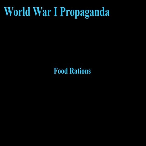 WWI Propaganda | PPT