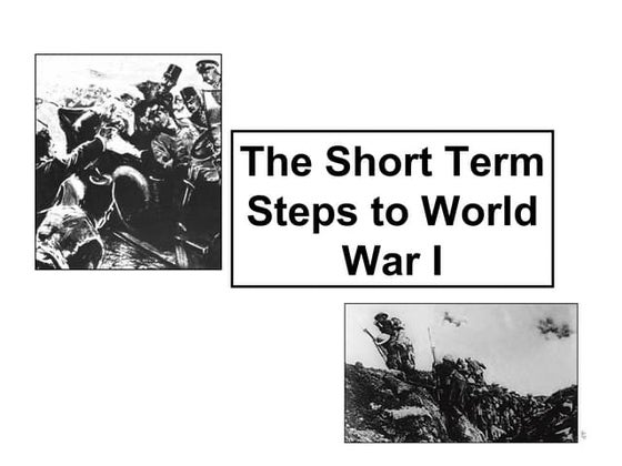 World History - WWI causes | PPT