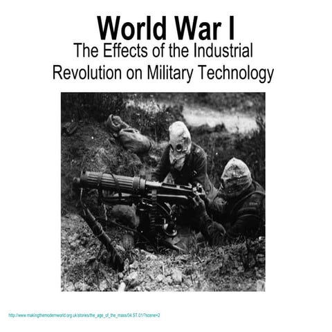 WWI - Weapons and Trench Warfare | PPT