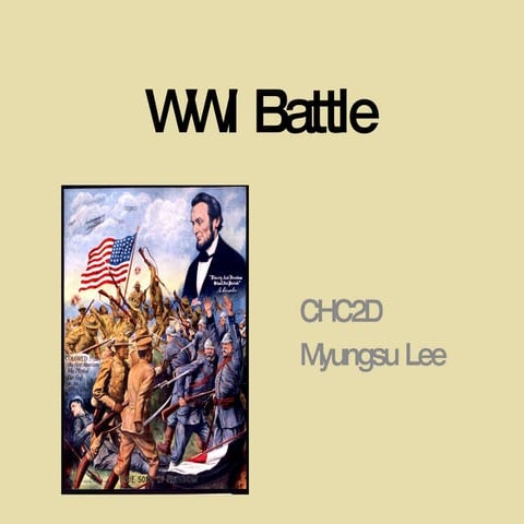 Wwi Battle | PPT