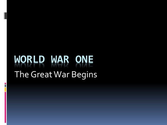 Causes of ww1 | PPT