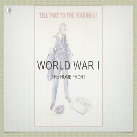 WWI Home Front | PPTX