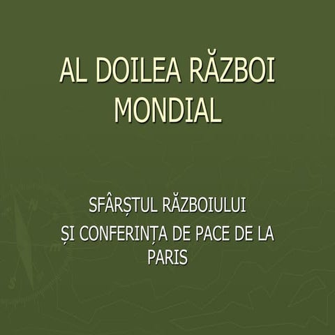 Al doilea razboi mondial. Prezentare ppt | PPT