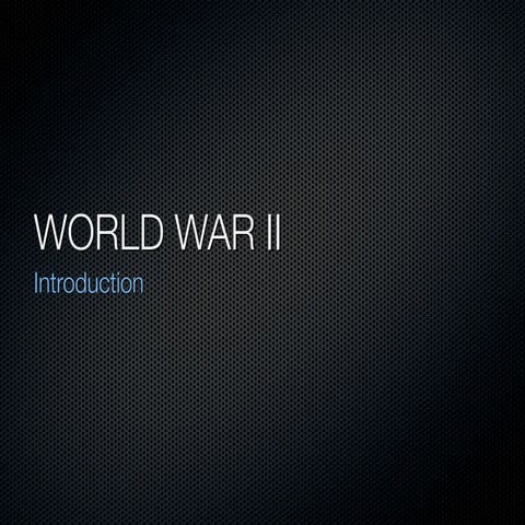 Wwii intro to war | PPT